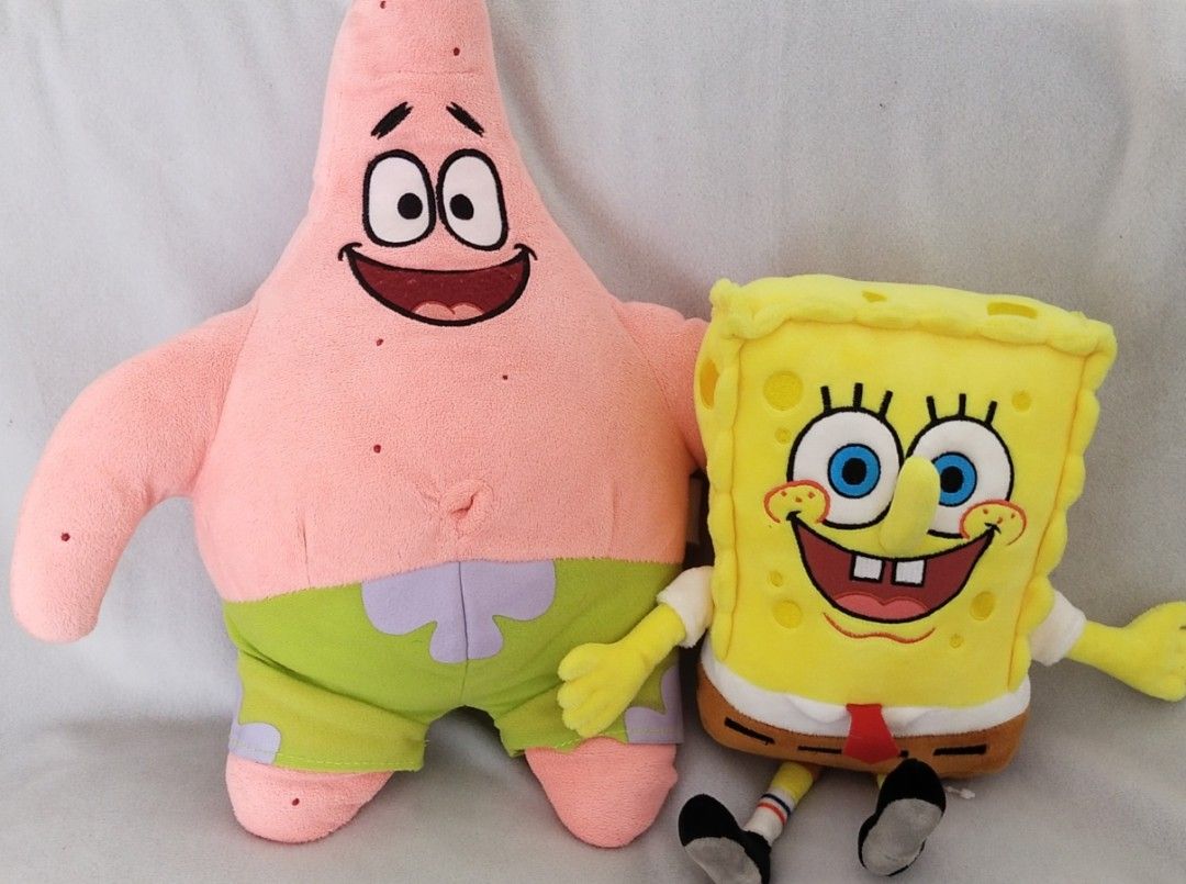 boneka spongebob dan patrick
