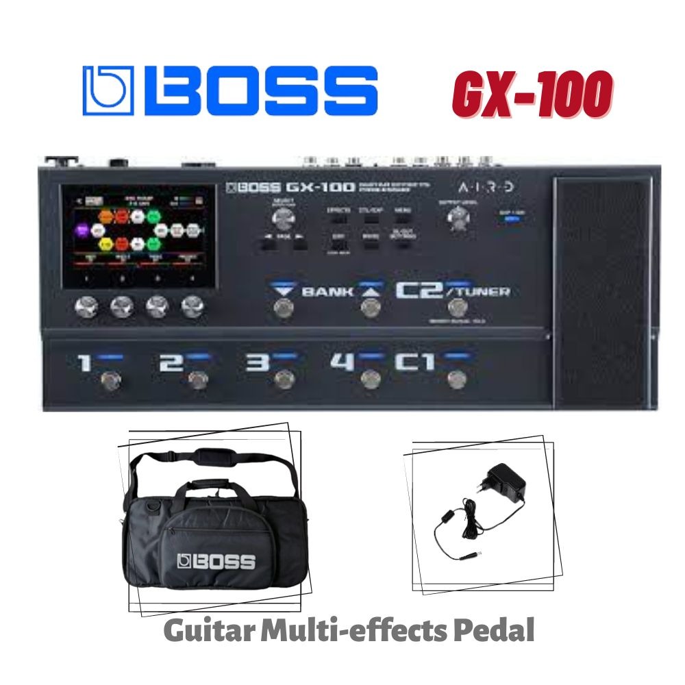 Boss GX-100 Guitar Multi Effects Pedal with Touchscreen Audio Interface ...