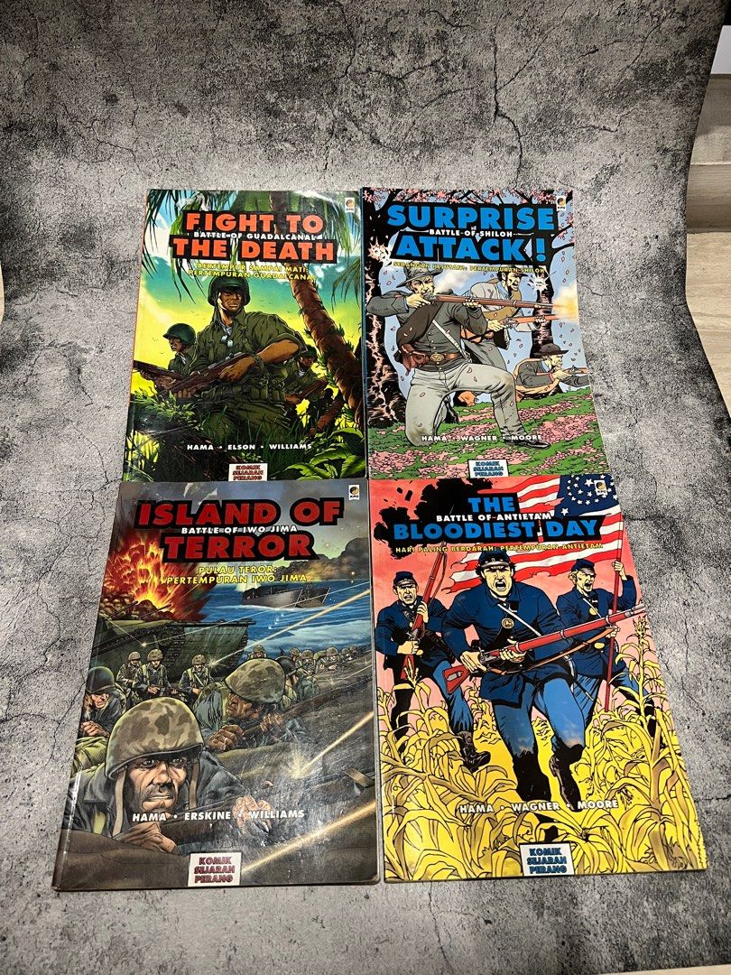 Buku Komik Sejarah Perang, Buku & Alat Tulis, Komik dan Manga di Carousell