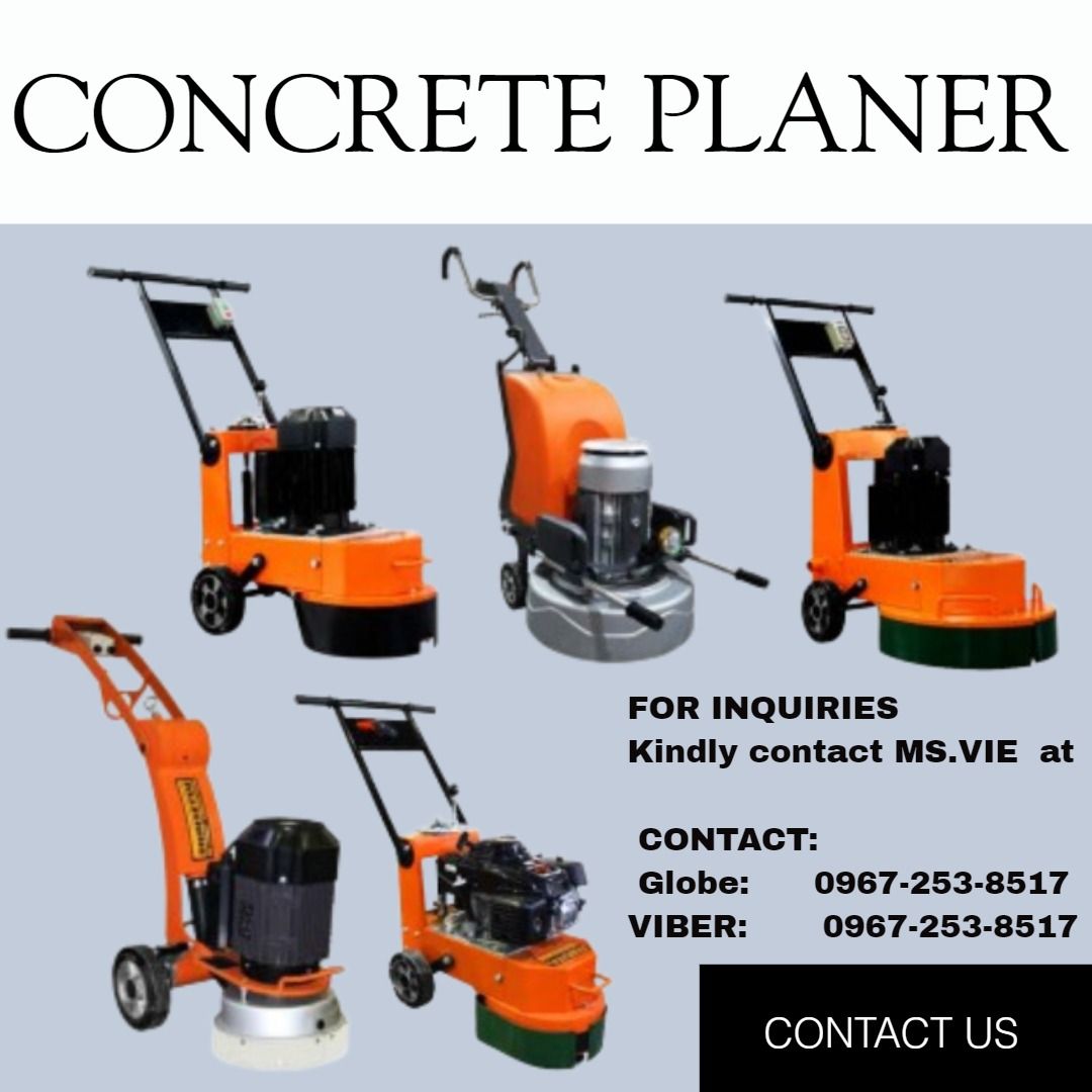 CONCRETE PLANER, Commercial & Industrial, Industrial Equipment on Carousell