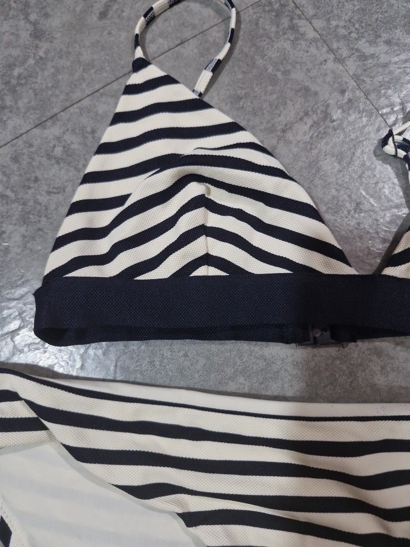 Cos stipe Bikini Set, Women's Fashion, Swimwear, Bikinis & Swimsuits on ...