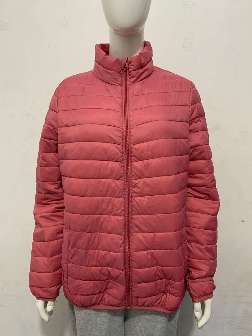 Crivit Lightweight Pink Puff Jacket size: L to XL, Women's Fashion ...