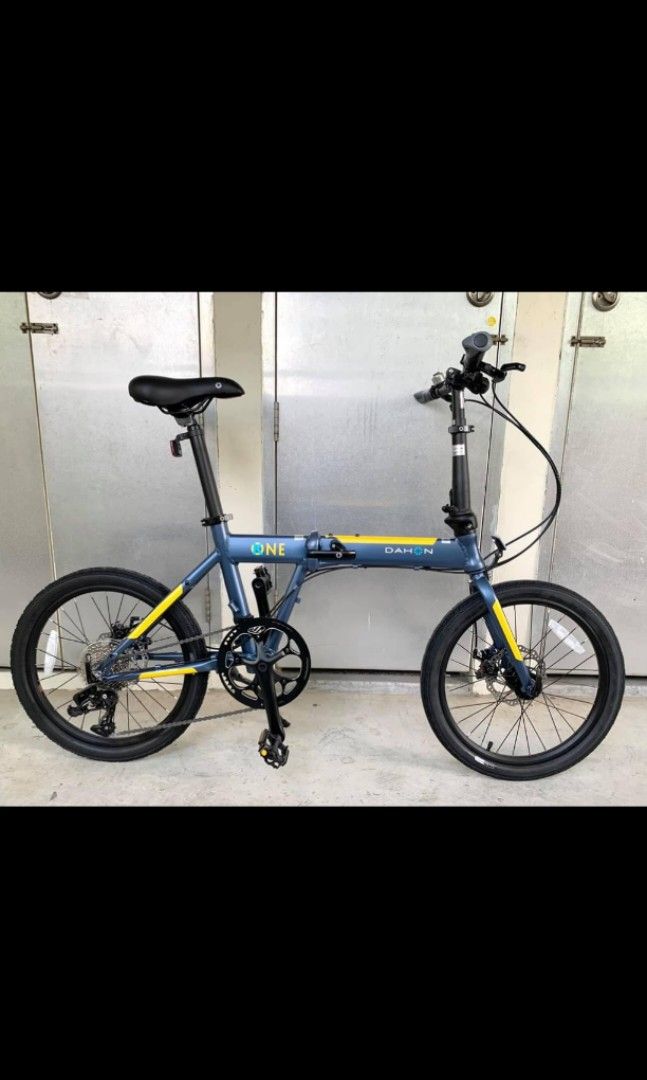 Dahon K One 20" Folding Bike | Blue/Yellow, Sports Equipment, Bicycles ...