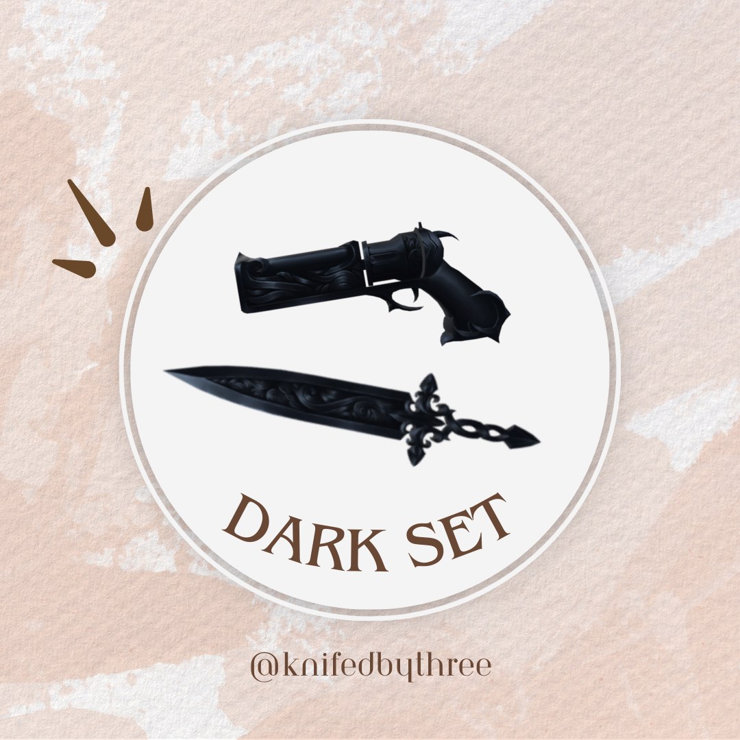 DARK SET ROBLOX MM2, Video Gaming, Gaming Accessories, In-Game Products ...