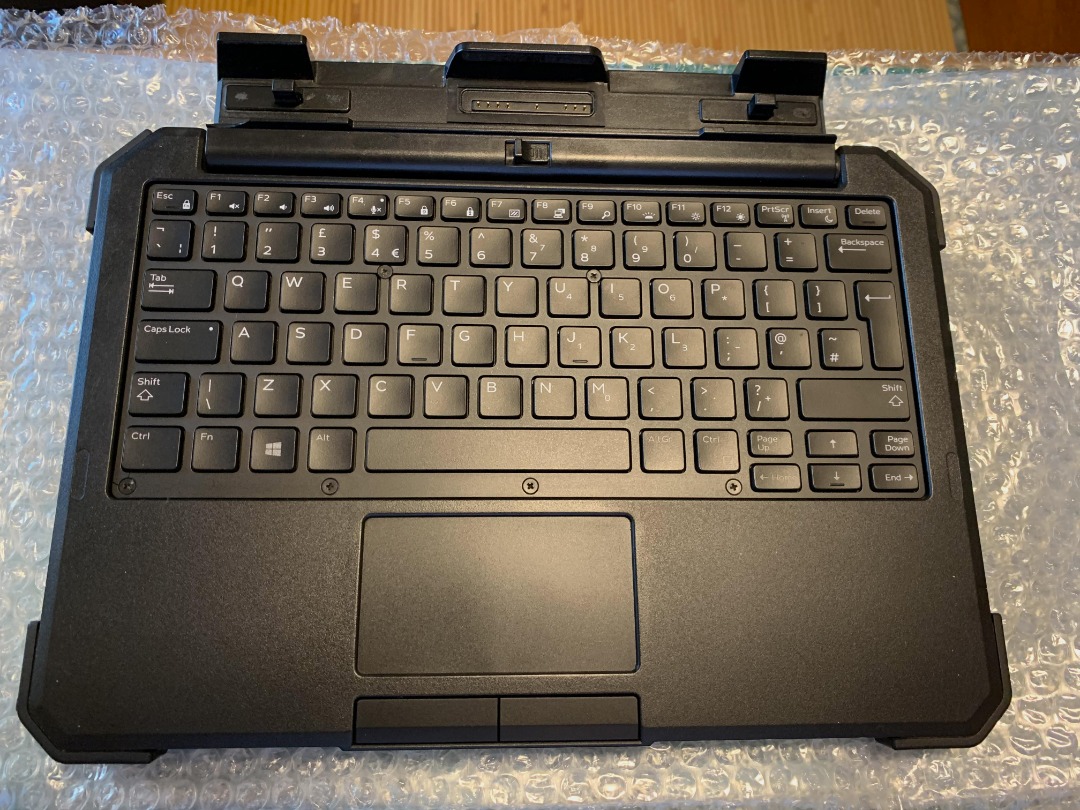 Dell Latitude 12 Rugged 7202, 7212, 7220通用、卡鉗式可拆iKey鍵盤-含立架功能, 電腦及科技產品 ...