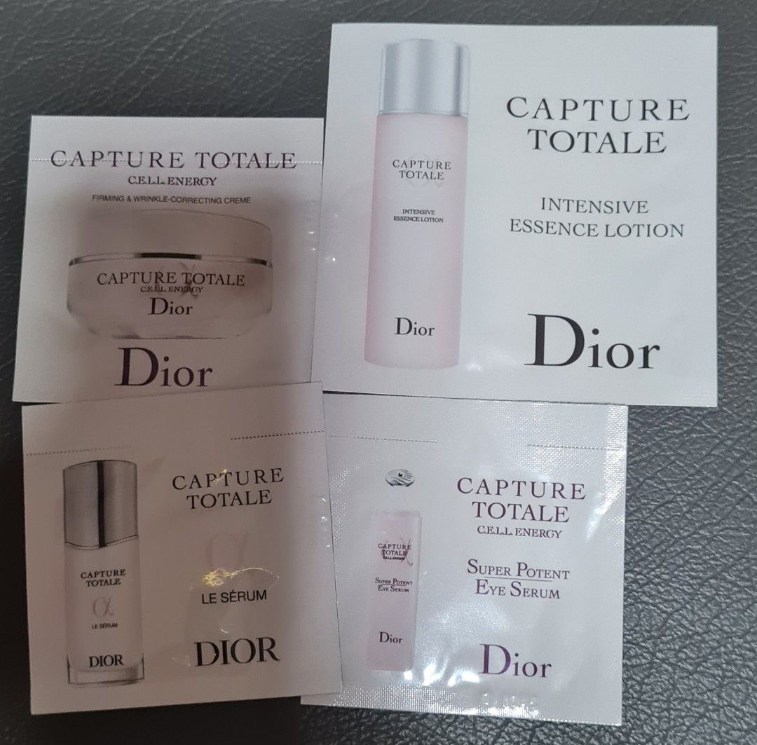 Dior Capture Totale samples 4PC, Beauty & Personal Care, Face, Face ...