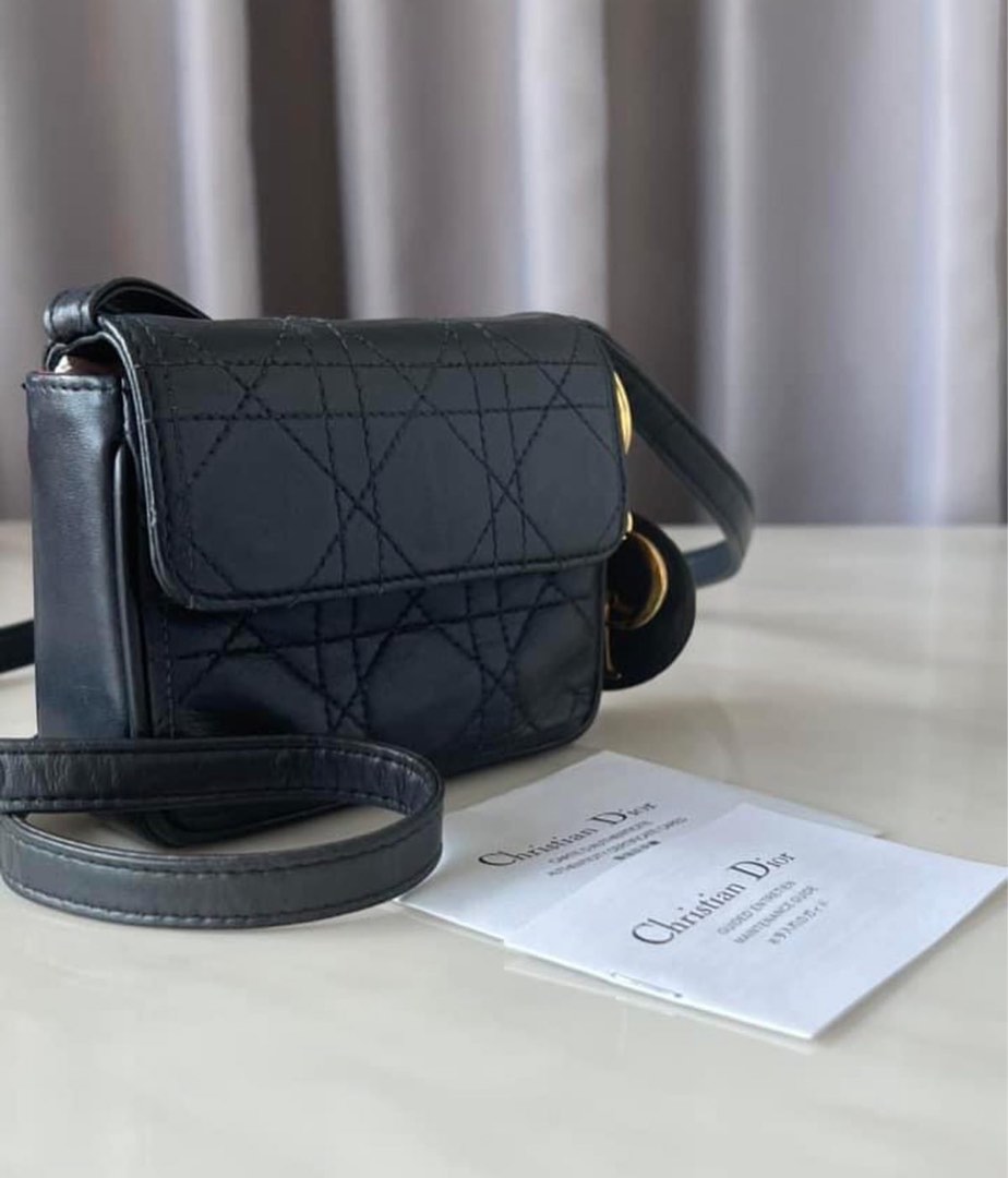 Dior micro sling bag, Luxury, Bags & Wallets on Carousell