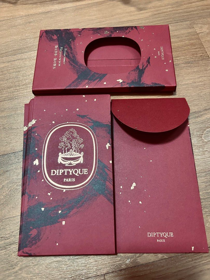 Diptyque 2024 red packet, Hobbies & Toys, Stationery & Craft, Art ...