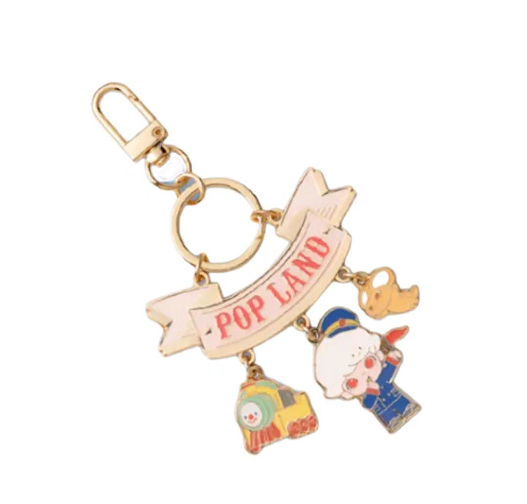 [EXCLUSIVE! POPMART] POPMART POPLAND SERIES CHARACTER KEYRING FEATURING ...