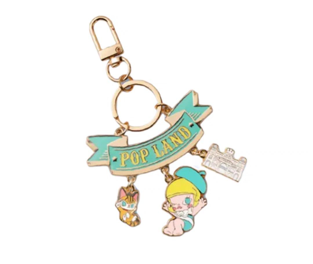 [EXCLUSIVE! POPMART] POPMART POPLAND SERIES CHARACTER KEYRING FEATURING ...