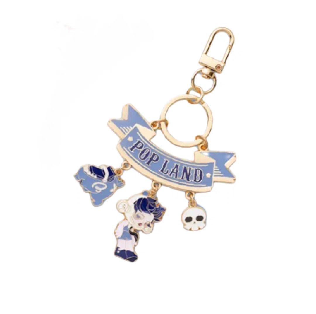 [EXCLUSIVE! POPMART] POPMART POPLAND SERIES CHARACTER KEYRING FEATURING ...