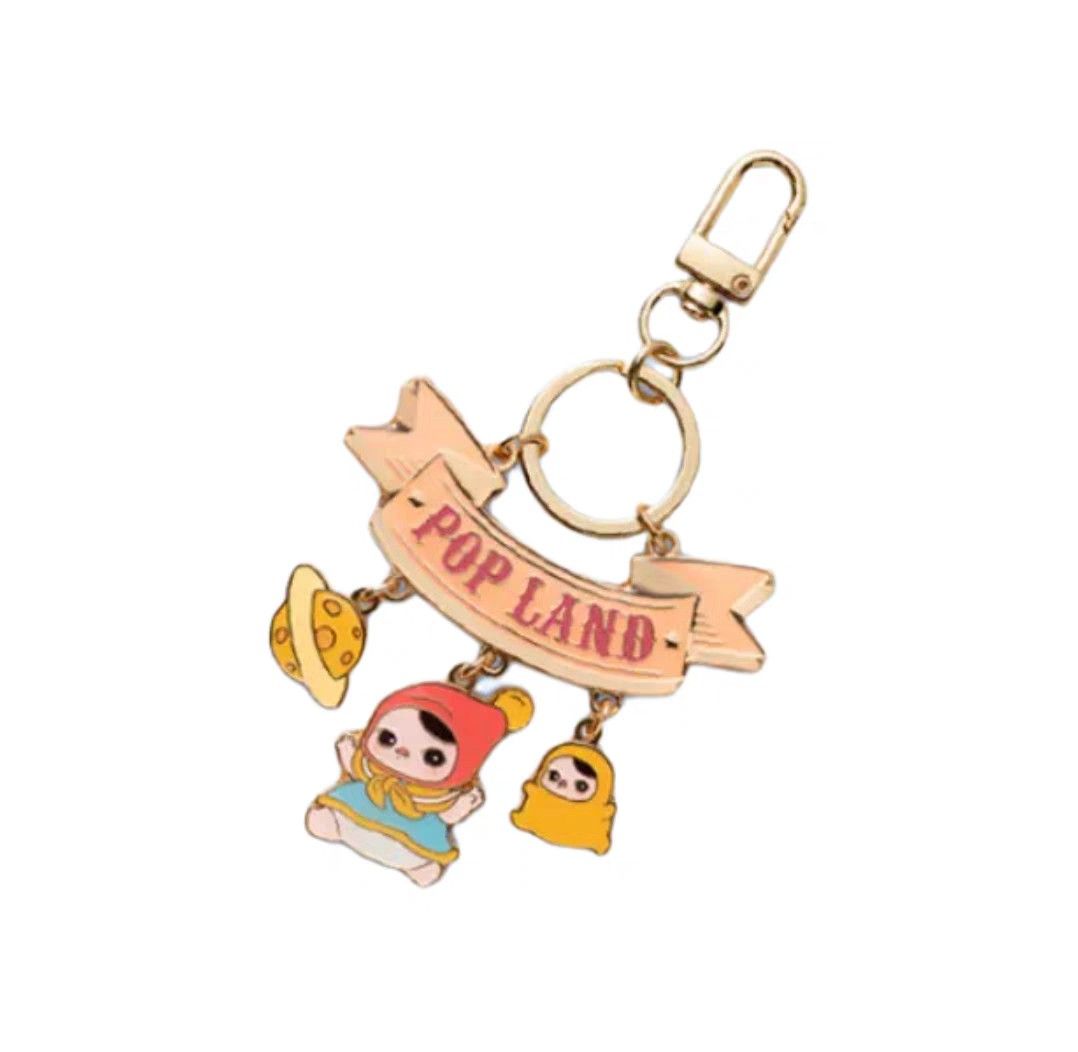 [EXCLUSIVE! POPMART] POPMART POPLAND SERIES CHARACTER KEYRING FEATURING ...