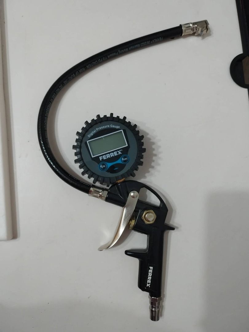 FERREX Compressor Attachment with Digital Pressure Gauge, TV & Home ...
