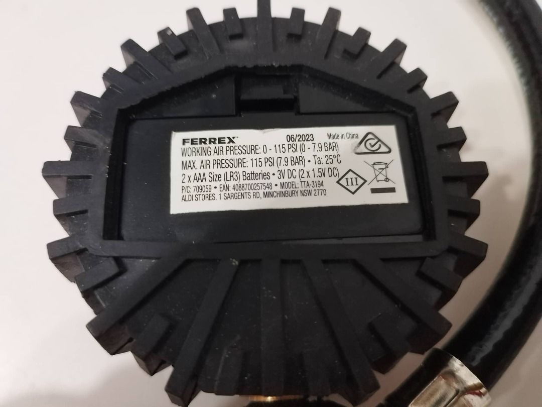 FERREX Compressor Attachment with Digital Pressure Gauge, TV & Home ...