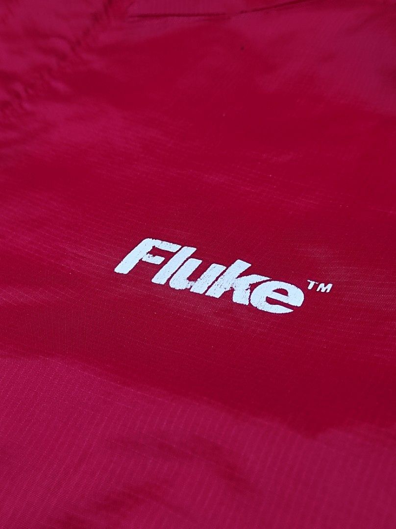 Fluke Red Windbreaker, Women's Fashion, Coats, Jackets and Outerwear on ...