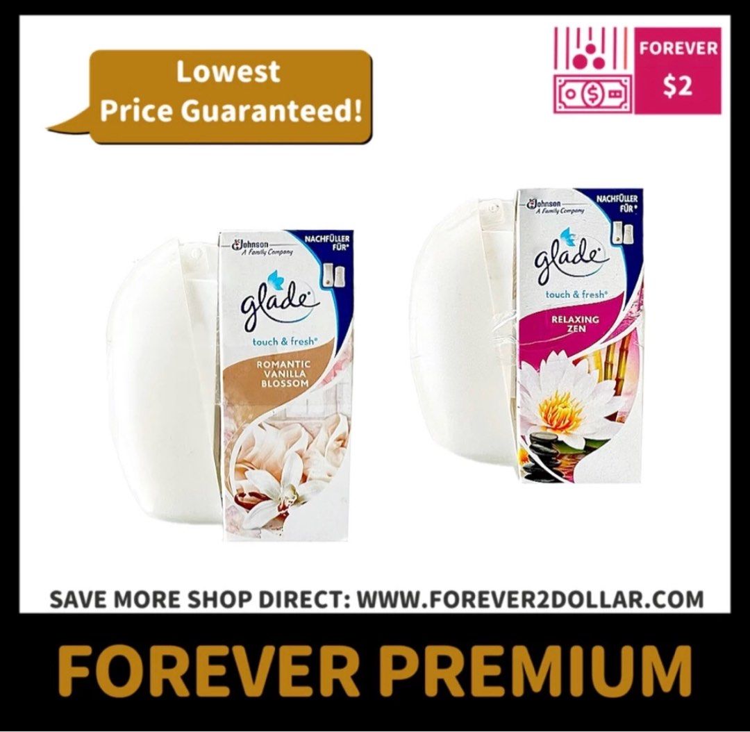 (FOREVER PREMIUM) Glade Touch And Fresh With Spray Romantic Vanilla ...