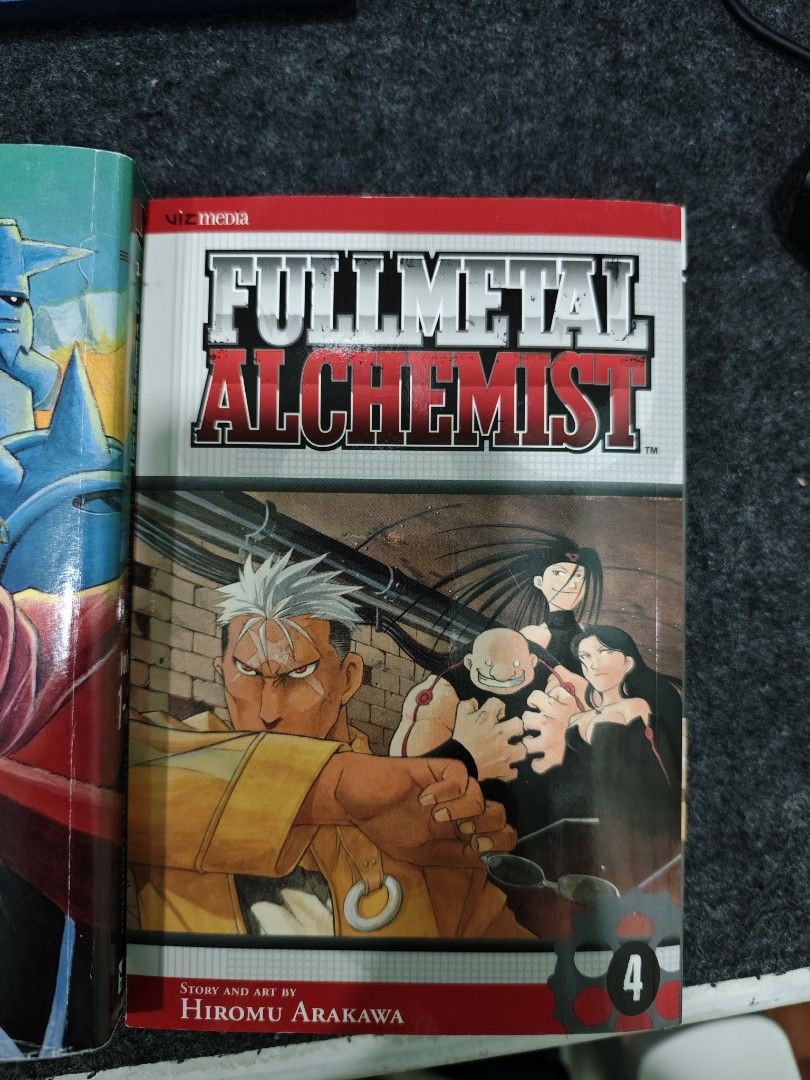 Fullmetal Alchemist Manga Vol 1-4, Hobbies & Toys, Books & Magazines ...