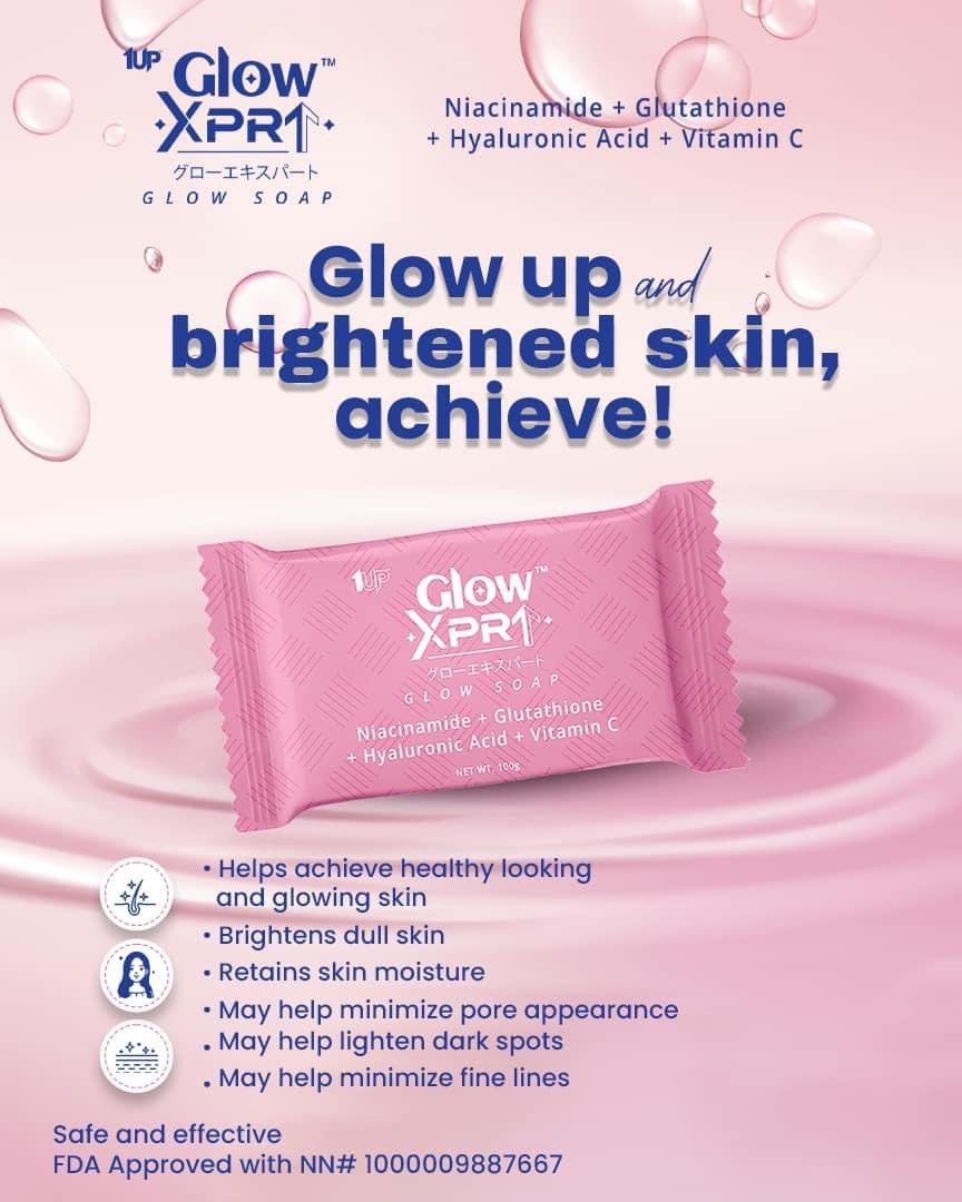 GLOW SOAP ( Glow Xprt) Niacinamide + Glutathione + Hyaluronic Acid ...