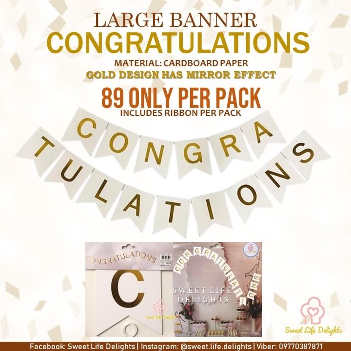 Graduation Banner, Congrats Grad Banner, Congratulations Banner ...