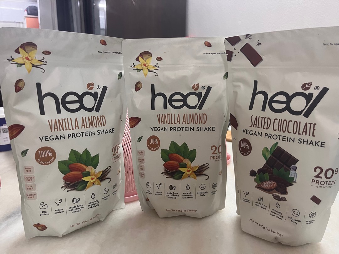 Heal Vegan Protein Shake, Health & Nutrition, Health Supplements ...