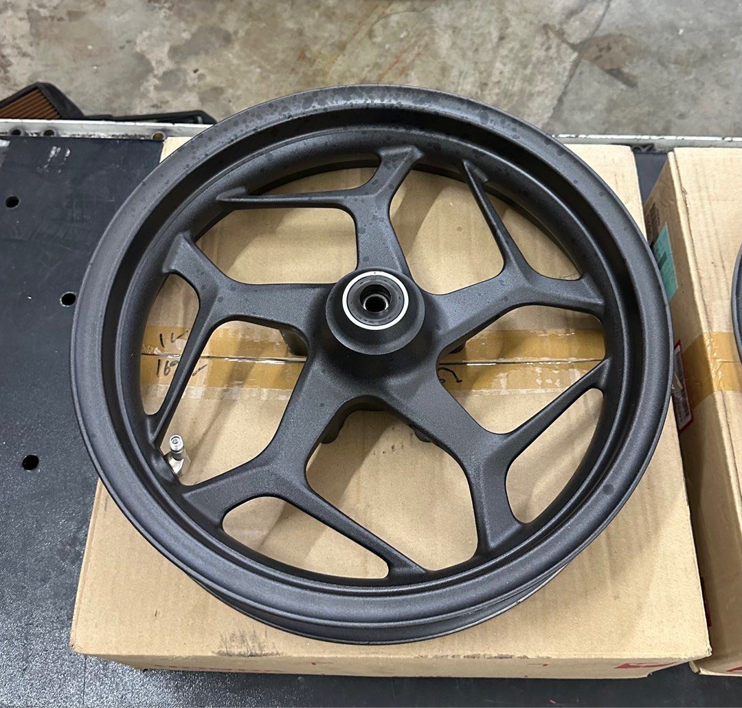 Honda PCX 160 rims, Motorcycles, Motorcycle Accessories on Carousell