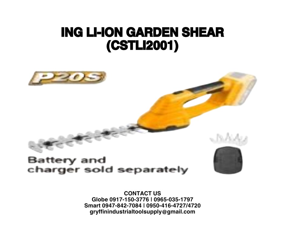 ING LI-ION GARDEN SHEAR (CSTLI2001), Commercial & Industrial ...