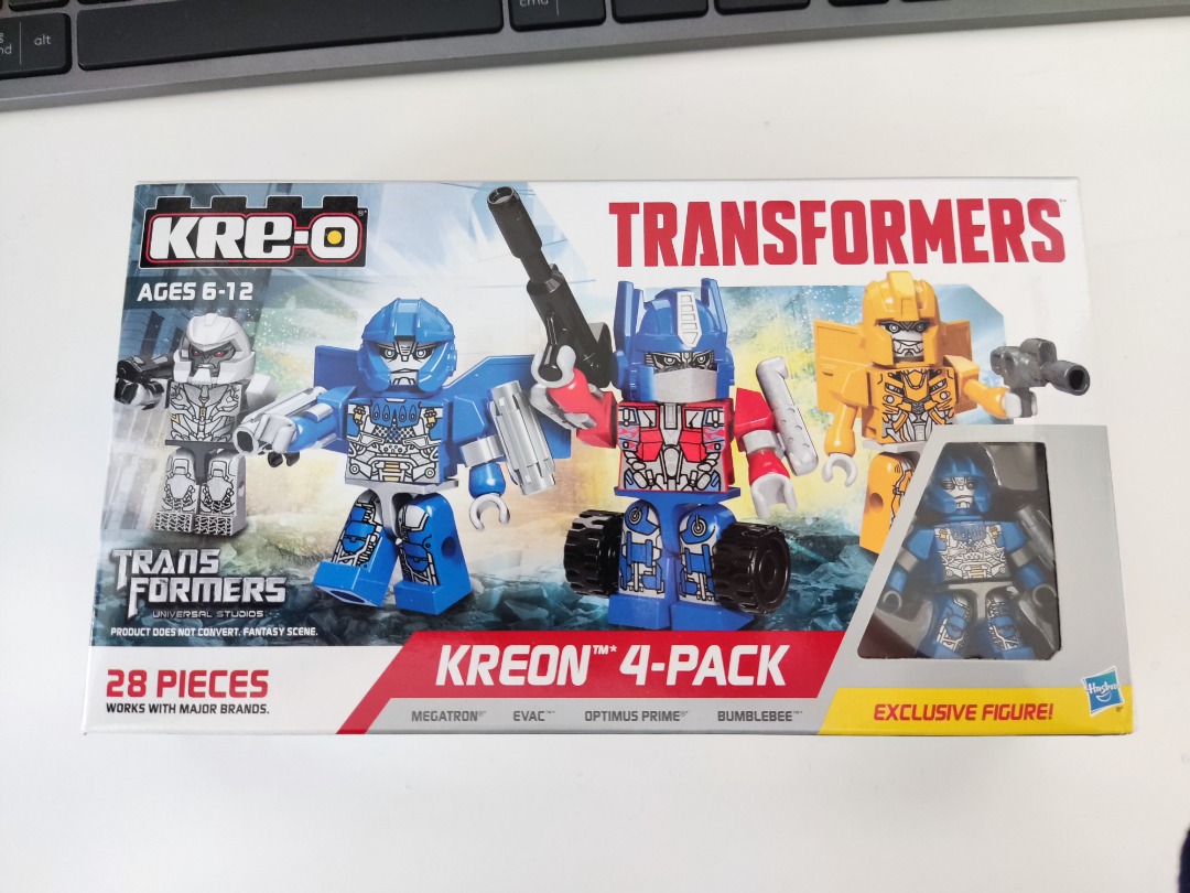 KRE-O Transformers miniFigure KREON 4-Pack 100% brand new, 興趣及遊戲, 玩具 ...