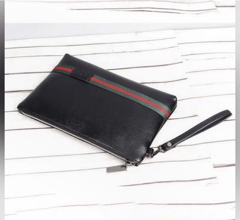 Leather Hand Carry Clutch Bag, Men's Fashion, Bags, Belt bags, Clutches ...