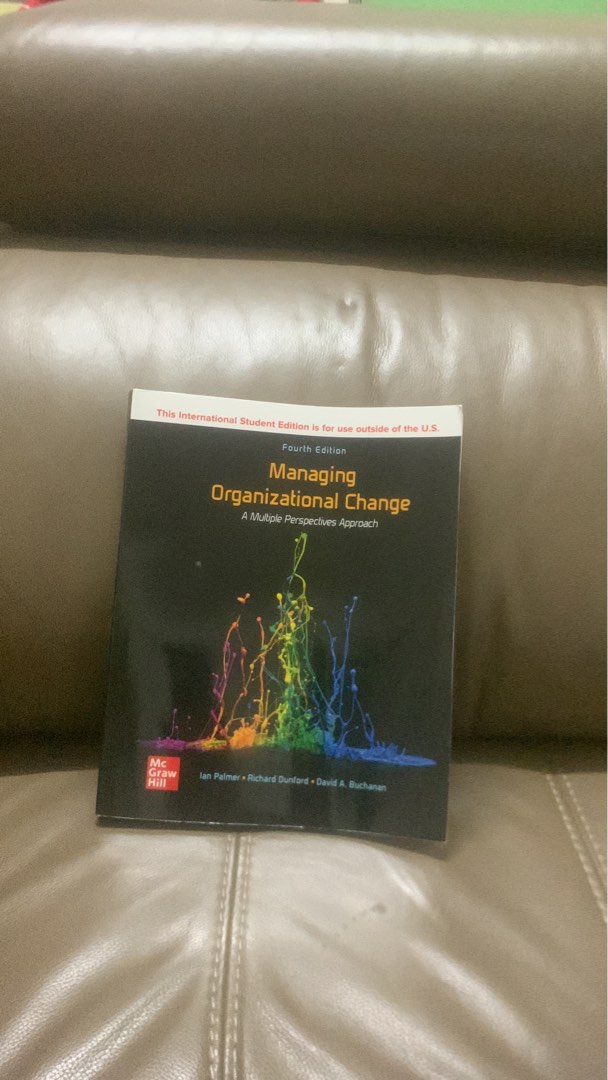 Managing Organizational Change Fourth Edition, Hobbies & Toys, Books ...