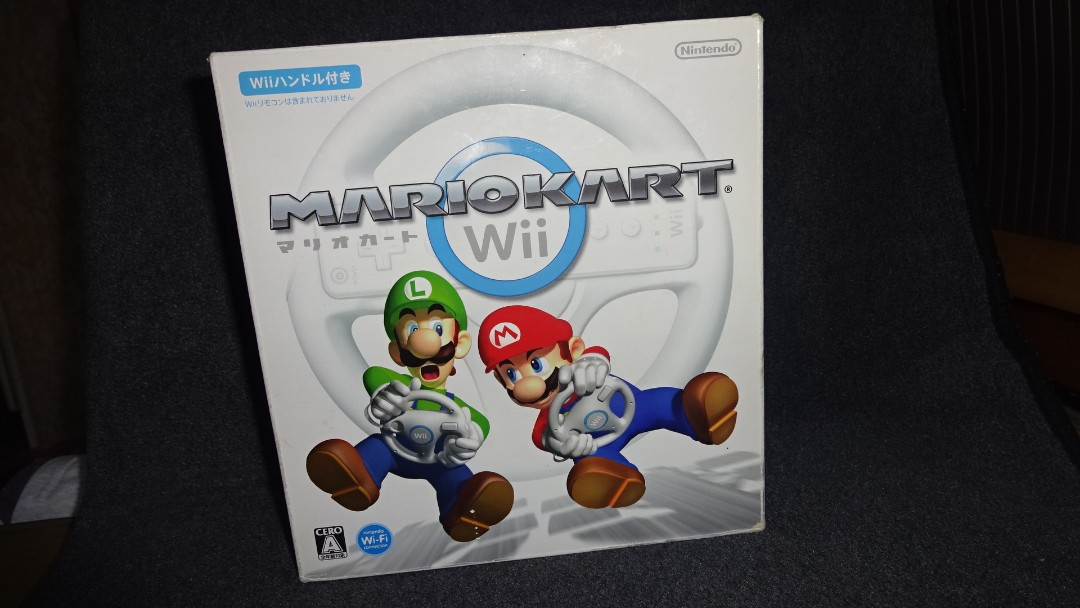 Mario Kart Wheel Controller White for Nintendo Wii, Video Gaming ...