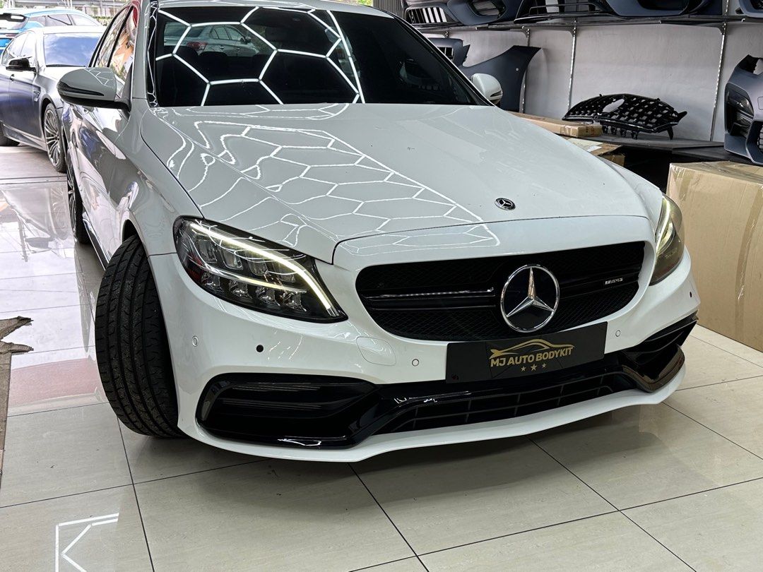 Mercedes-Benz W205 converts to c63 bodykit, Car Accessories ...