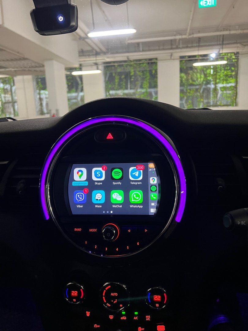 Mini One, Mini Cooper Mini Cooper S, Mini JCW F54 F55 F56 F57 CarPlay ...