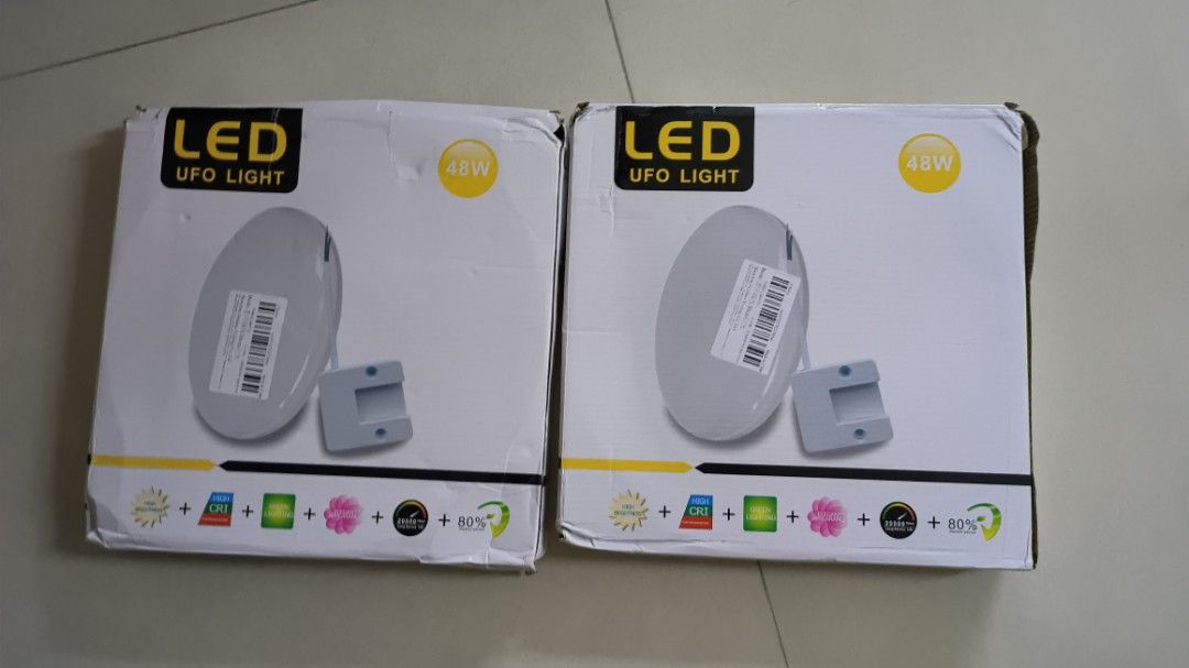 LED ceiling light 48 Watt 30cm 6500K, Furniture & Home Living, Lighting ...