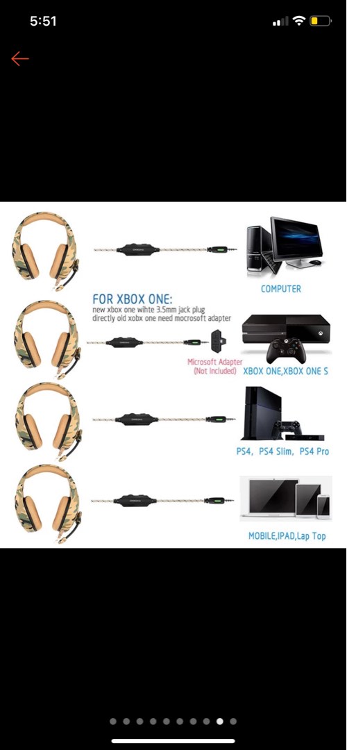 Onikuma Camo Headset, Audio, Headphones & Headsets on Carousell