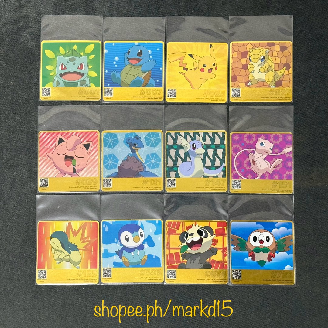 Oreo Special Edition Pokemon Photocards, Hobbies & Toys, Toys & Games ...