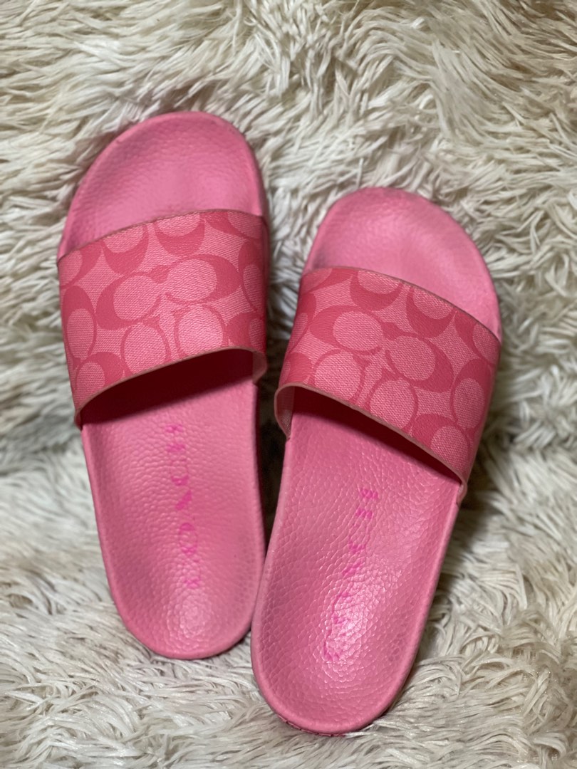 Original coach slides, Women's Fashion, Footwear, Slippers and slides ...