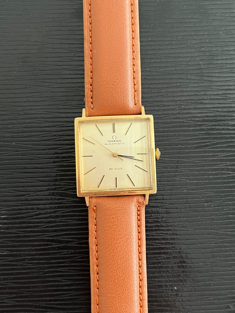 Original Vintage Omega De Ville Square Watch, Men's Fashion, Watches ...