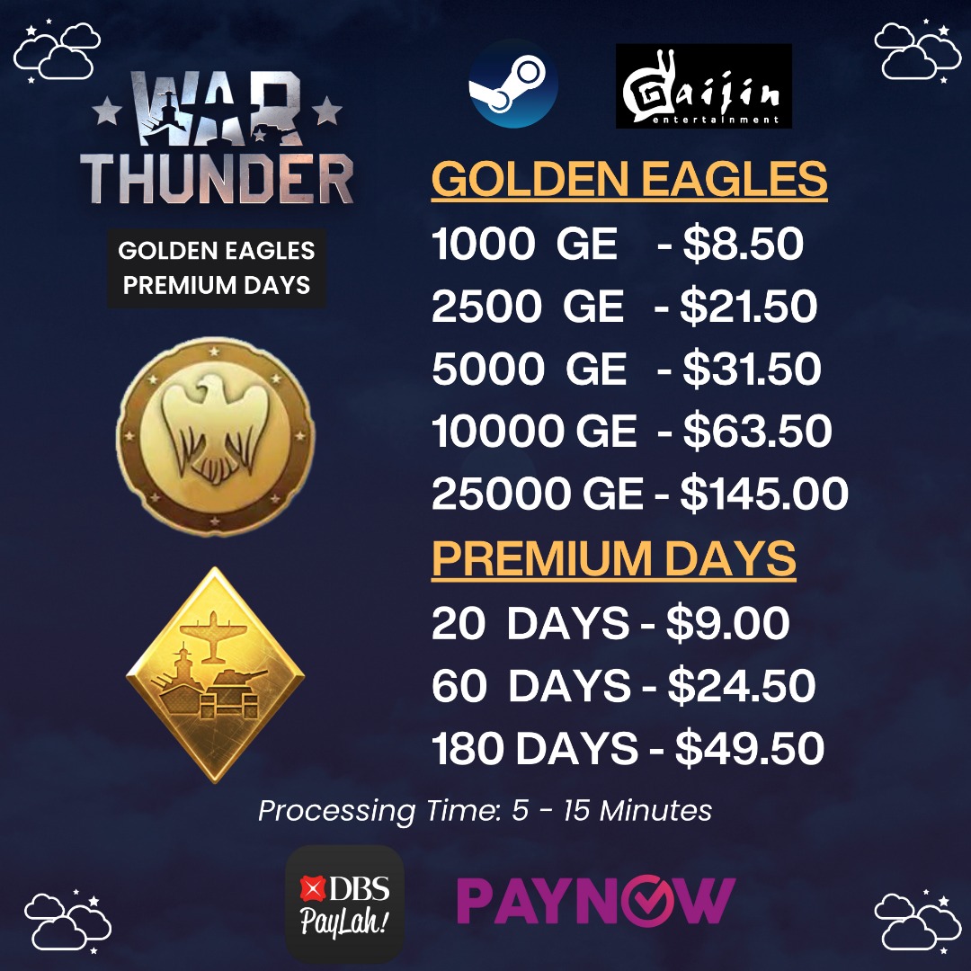 War Thunder Coins – TH Elek