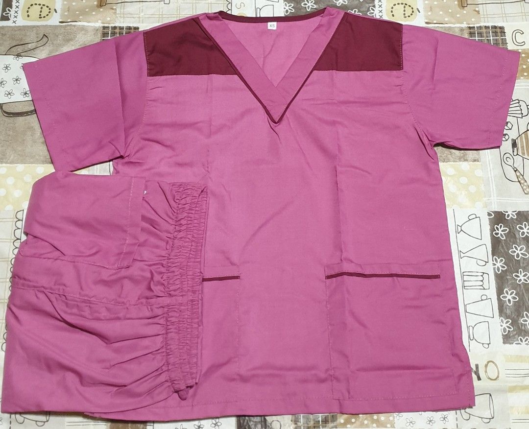 Scrub suit tetoron fabric, Women's Fashion, Dresses & Sets, Sets or ...
