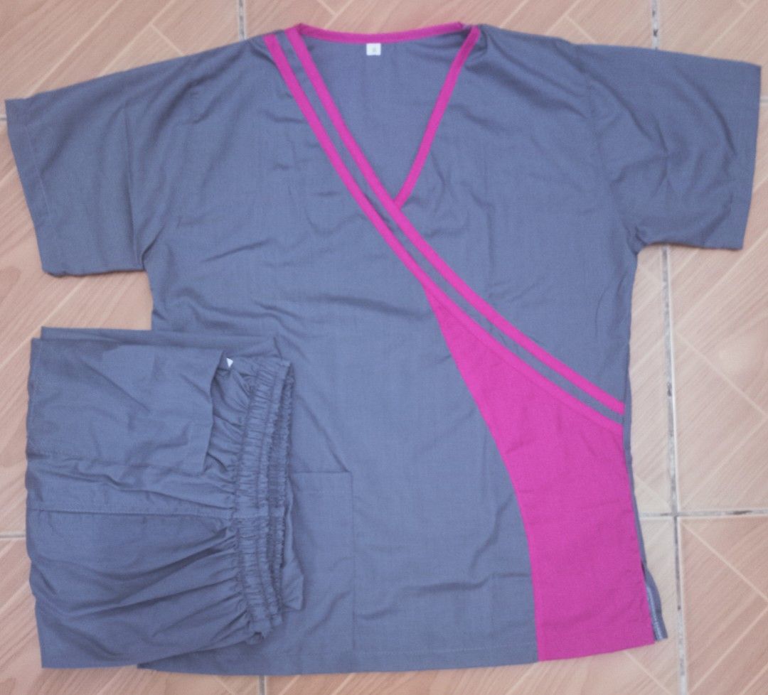 Scrub suit tetoron fabric, Women's Fashion, Dresses & Sets, Sets or ...