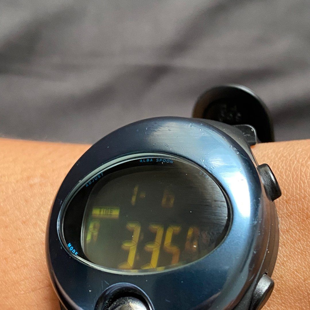 Seiko Alba Spoon Gorpcore Y2K, Fesyen Pria, Jam Tangan di Carousell