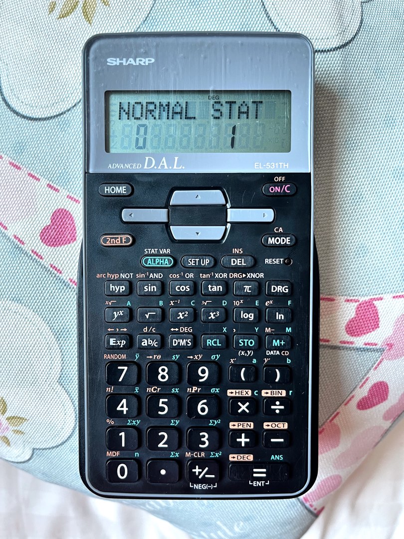 SHARP Scientific Calculator EL-531TH, Mobile Phones & Gadgets, Other Gadgets on Carousell