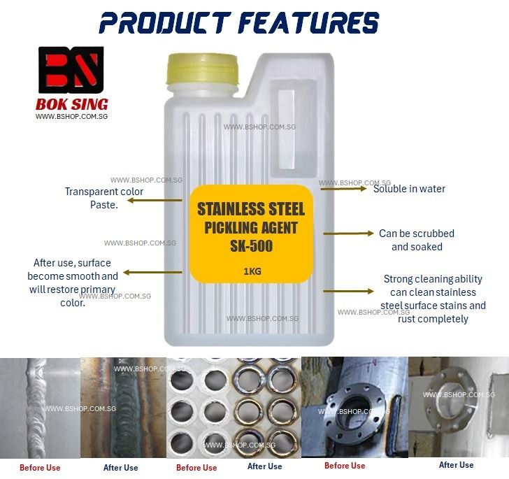 STAINLESS STEEL CLEANER PICKLING PASTE/ STAINLESS STEEL WELD PICKLING ...