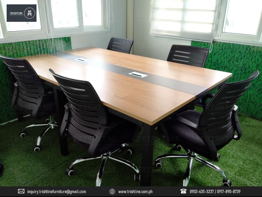TCT-002 6-10 Seater Conference Table, Furniture & Home Living, Furniture, Other Home Furniture ...
