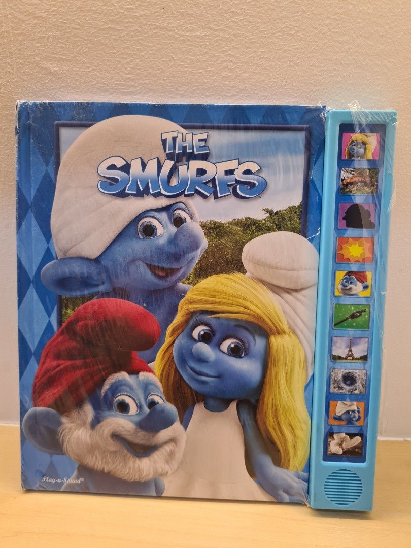 The Smurfs Giant Sound Book, Hobbies & Toys, Books & Magazines, Children's Books on Carousell