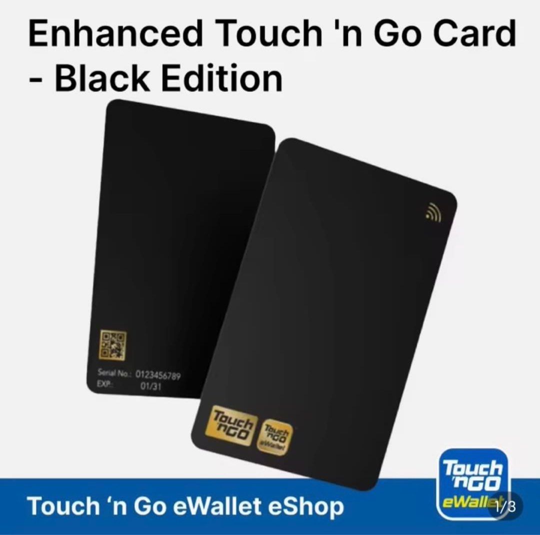 Tng luxe card black limited edition ( Touch ‘n go card ), Mobile Phones ...