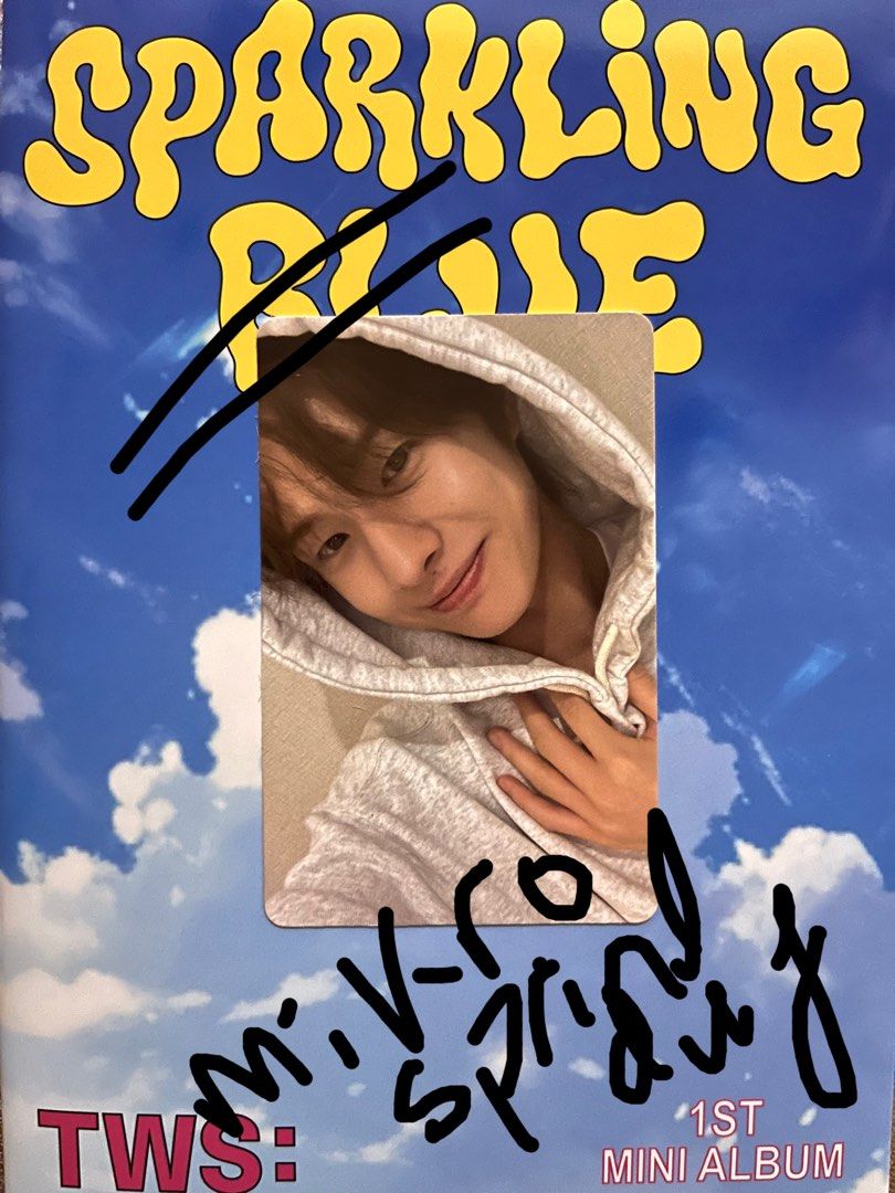 [WTT] TWS 1st Mini Album Sparkling Blue Weverse Album Photocard Kyungmin Jihoon Shinyu Dohoon ...