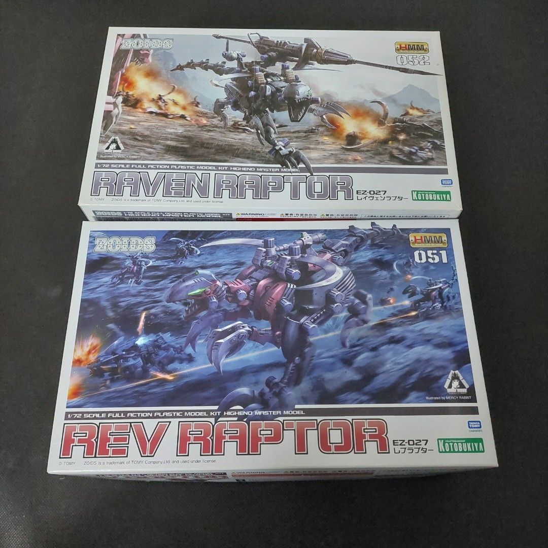 Zoids HMM Raven Raptor & Rev Raptor, Hobbies & Toys, Toys & Games on ...