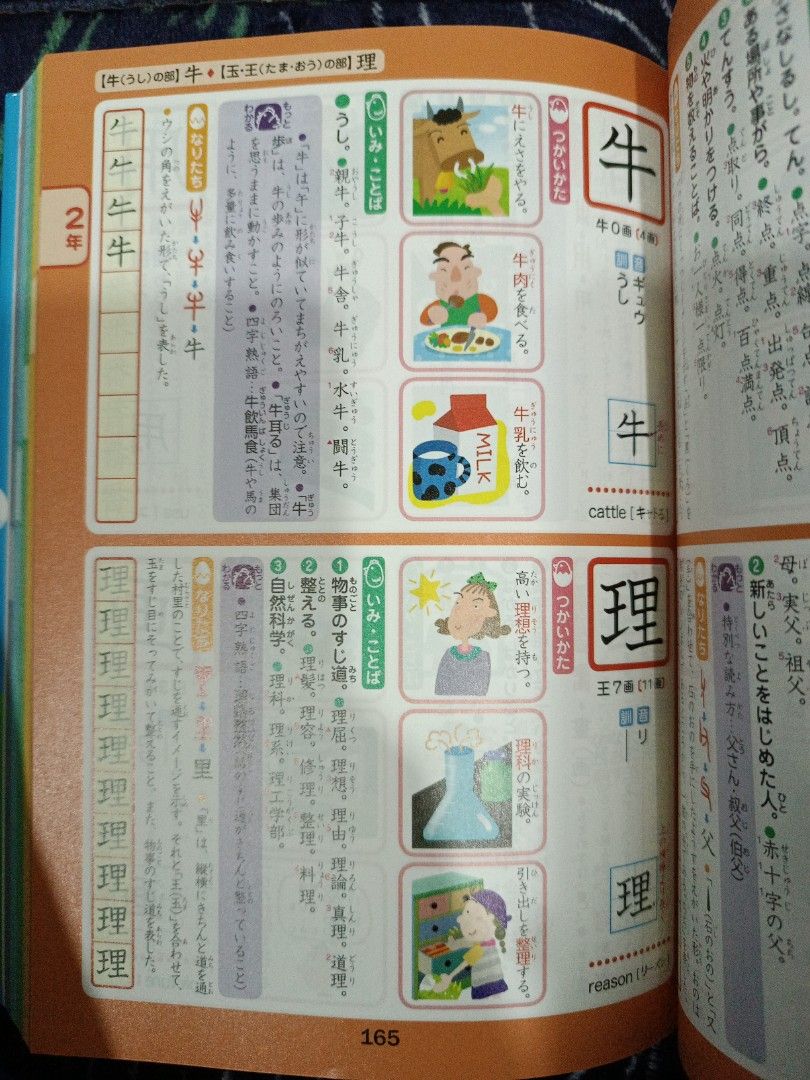 1026 Kanji Dictionary Colorful Book | Japanese | JLPT, Hobbies & Toys ...