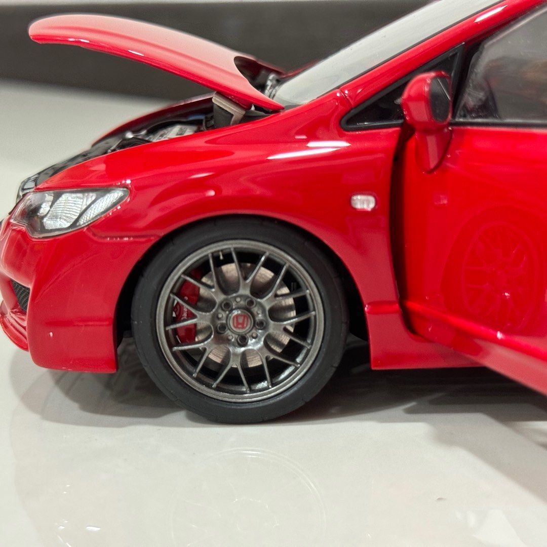 1/18 Well Honda Civic Type R FD2R (Red), Hobbies & Toys, Toys & Games ...
